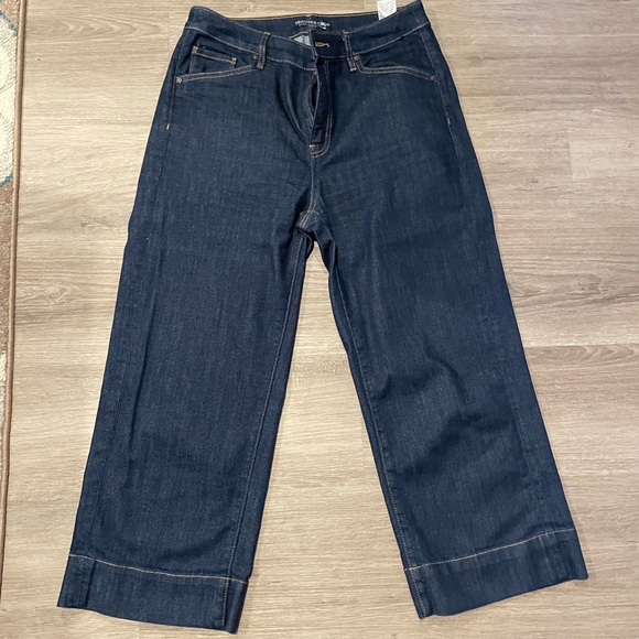 Chico's | Jeans | Chicos 6r Denim Trouser Crops Color Rome Indigo 23 ...